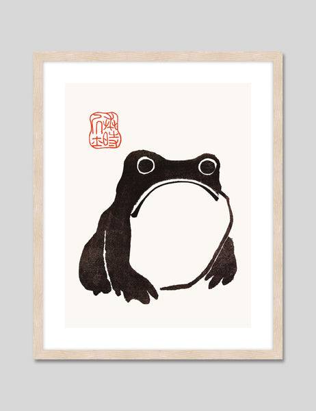 Frog by Matsumoto Hoji Japanese Art Print | Pop Motif