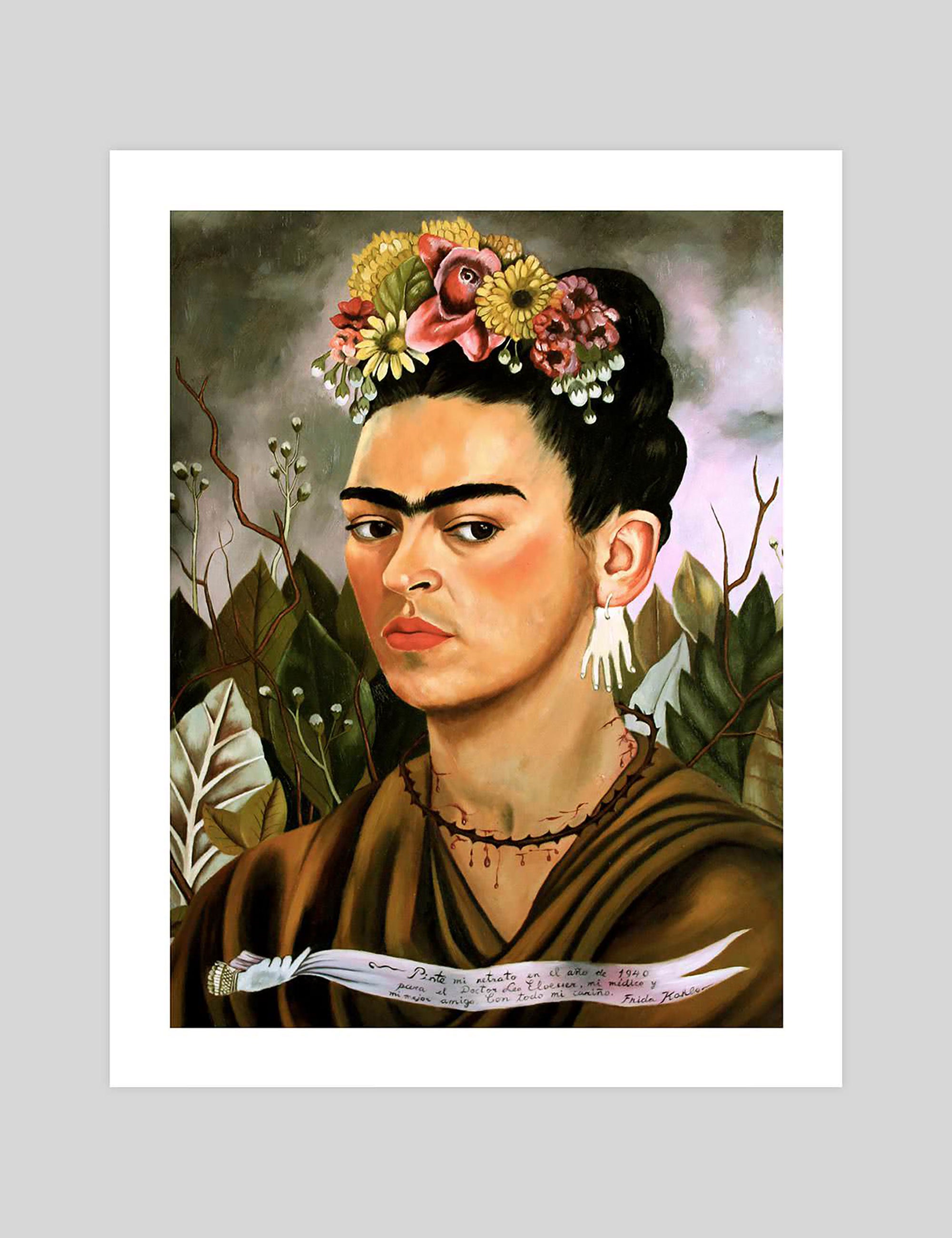 Frida Kahlo Self Portrait Frida Kahlo, Self Portrait Dedicated To Dr
