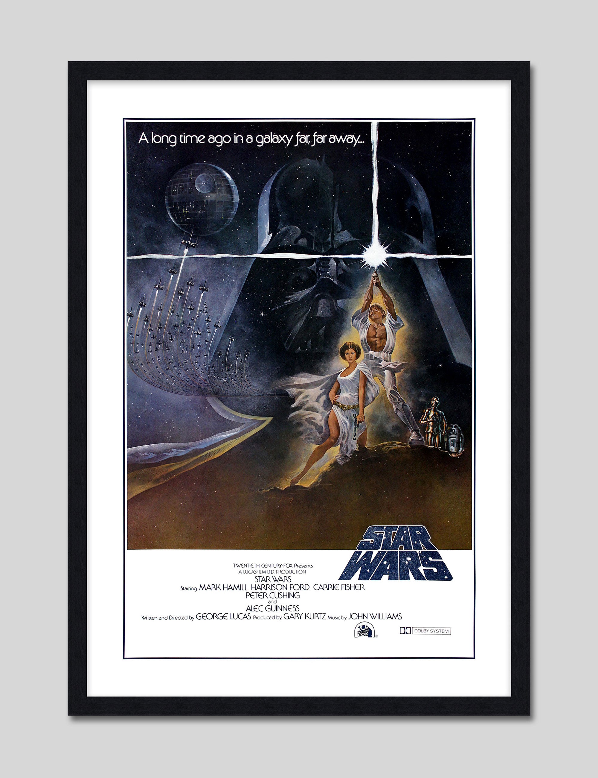 Star Wars A New Hope Movie Poster (Style A) Art Print | Pop Motif