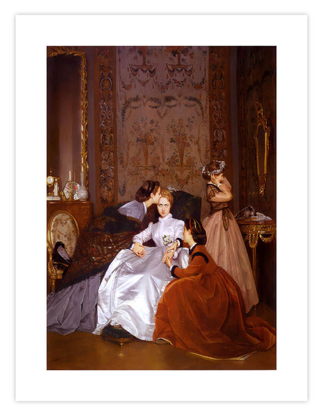 The Reluctant Bride Art Print by Auguste Toulmouche | Pop Motif