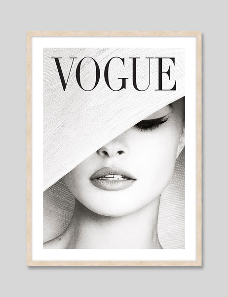 Vintage Vogue Cover Art Print | Pop Motif