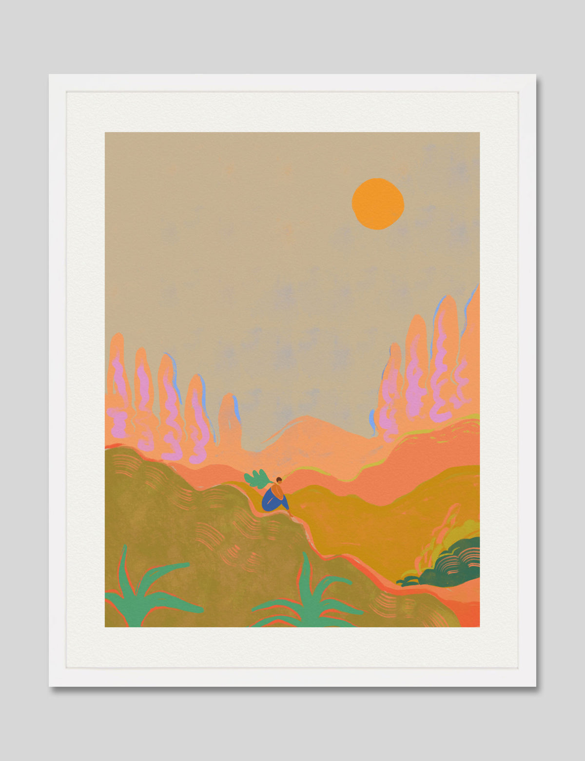 Wide Open Spaces Art Print by Arty Guava | Pop Motif