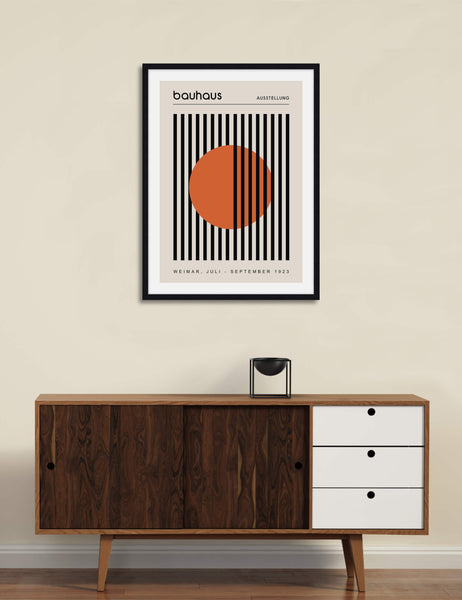 Bauhaus Ausstellung 1923 Circle Study Art Print | Pop Motif