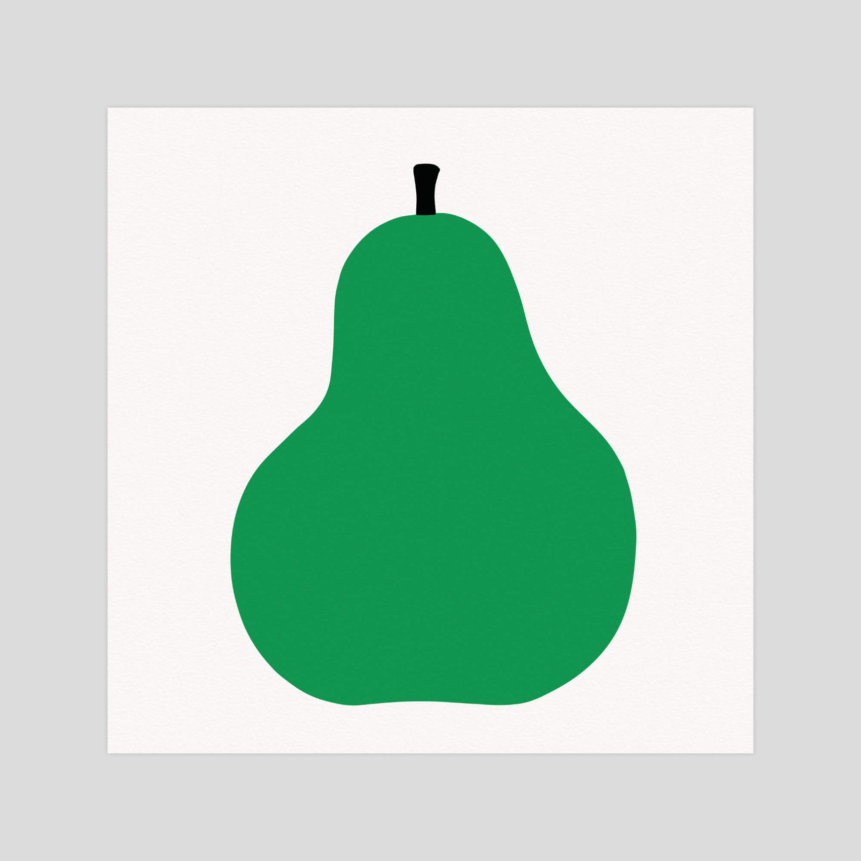 Pear Art Print by Enzo Mari | Pop Motif