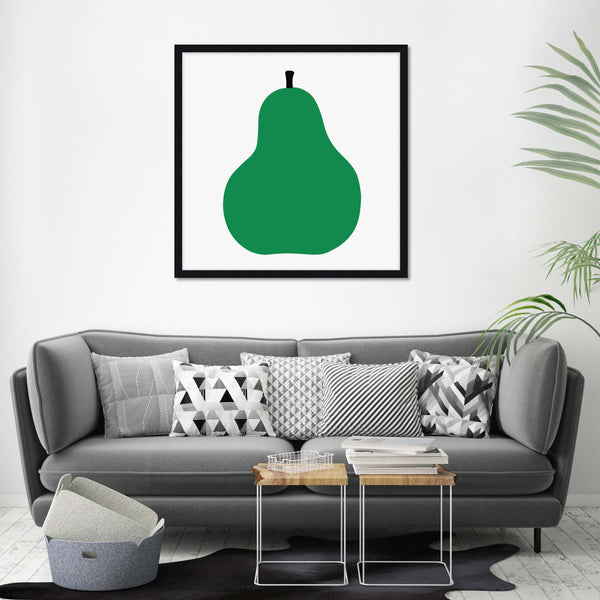Pear Art Print by Enzo Mari - Mid-Century Art | Pop Motif