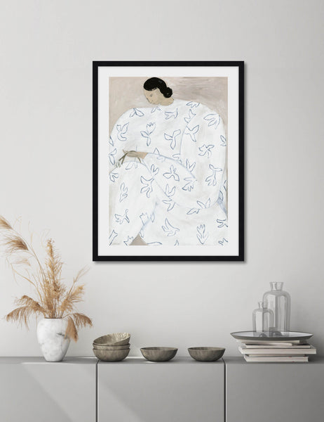 White Flower by Sofia Lind Art Print | Pop Motif