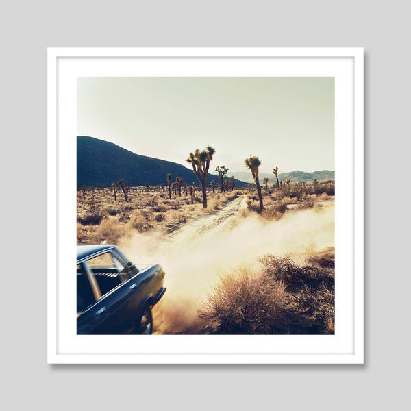 Fear & Loathing Speeding Car, Desert, Joshua Tree Art Print – Pop Motif