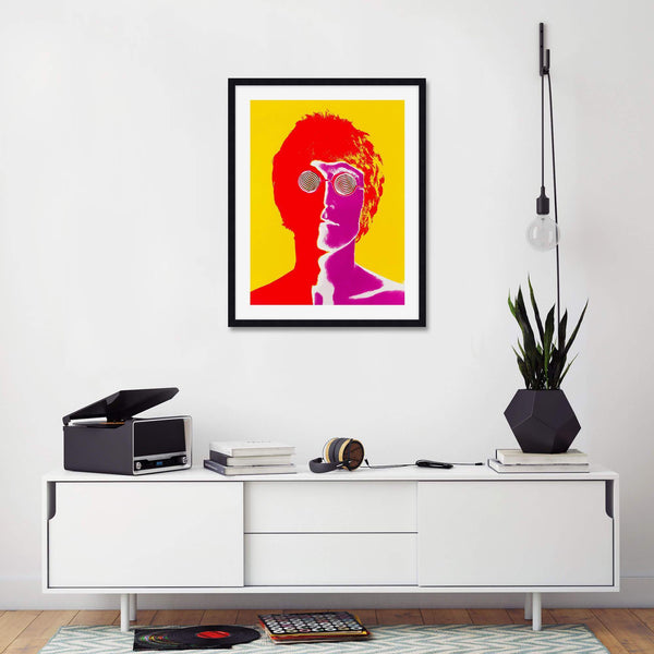 John Lennon by Richard Avedon Beatles Art Print | Pop Motif