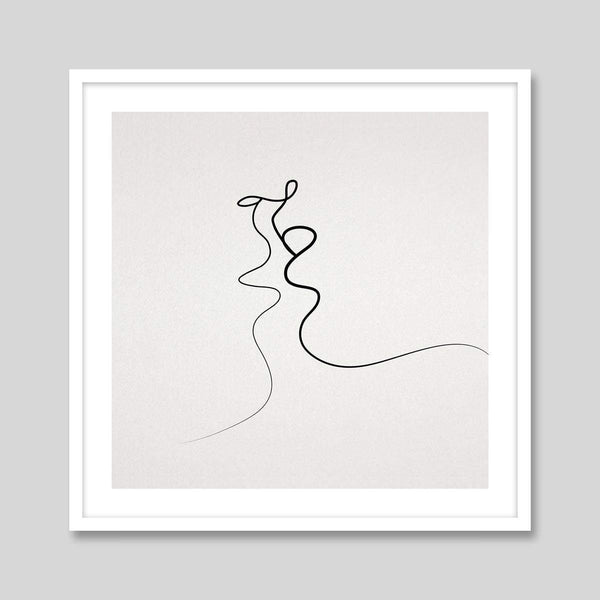Kiss by Quibe Art Print | Pop Motif