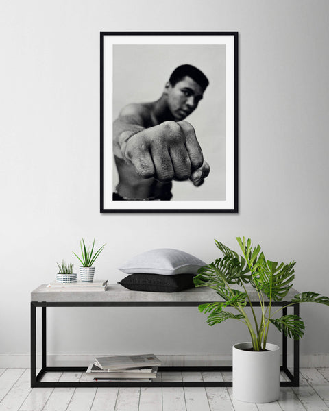 Muhammad Ali Fist Art Print | Pop Motif
