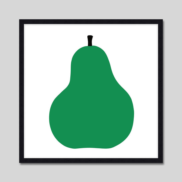 Pear Art Print by Enzo Mari - Mid-Century Art | Pop Motif