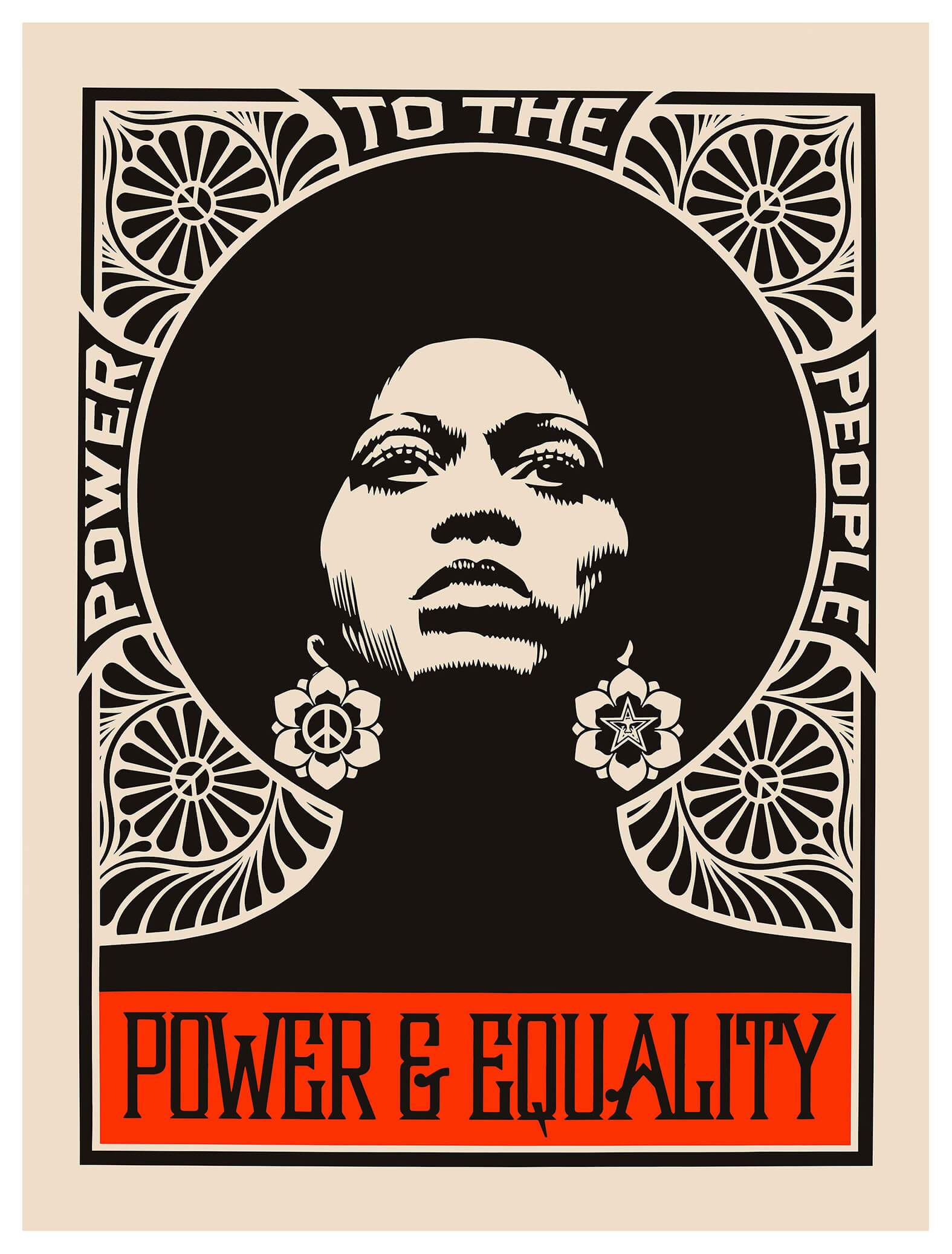 Power And Equality by Shepard Fairey Art Print – Pop Motif