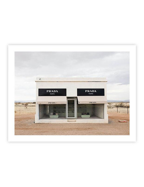 Prada Marfa Store Art Print | Pop Motif