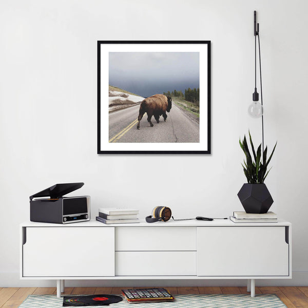 Street Walker by Kevin Russ Art Print | Pop Motif