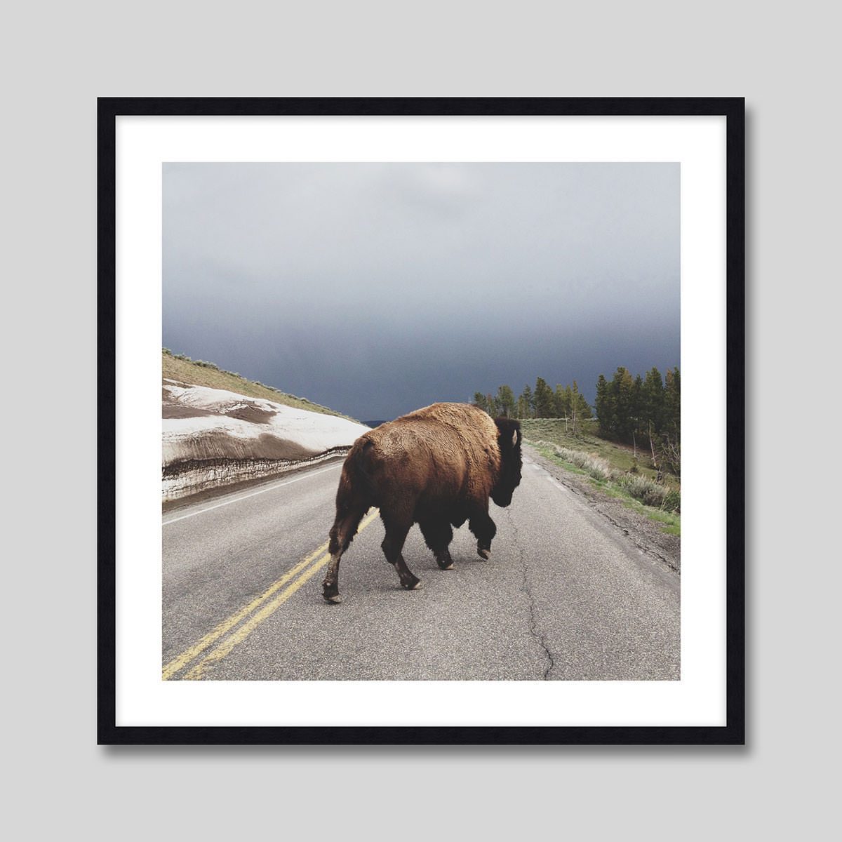 Street Walker by Kevin Russ Art Print | Pop Motif