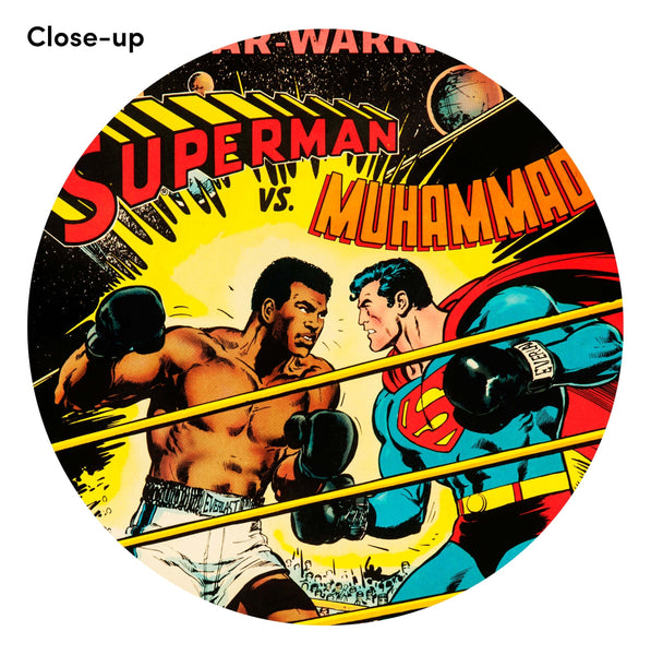 Superman vs Muhammad Ali Comic Cover Art Print | Pop Motif